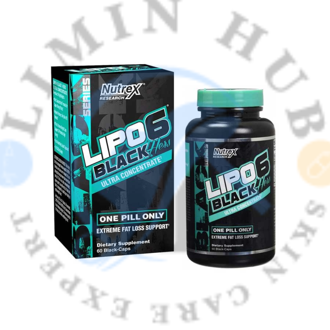 Nutrex Lipo-6 Black Hers Ultra Concentrate 60 Caps - Limin Hub